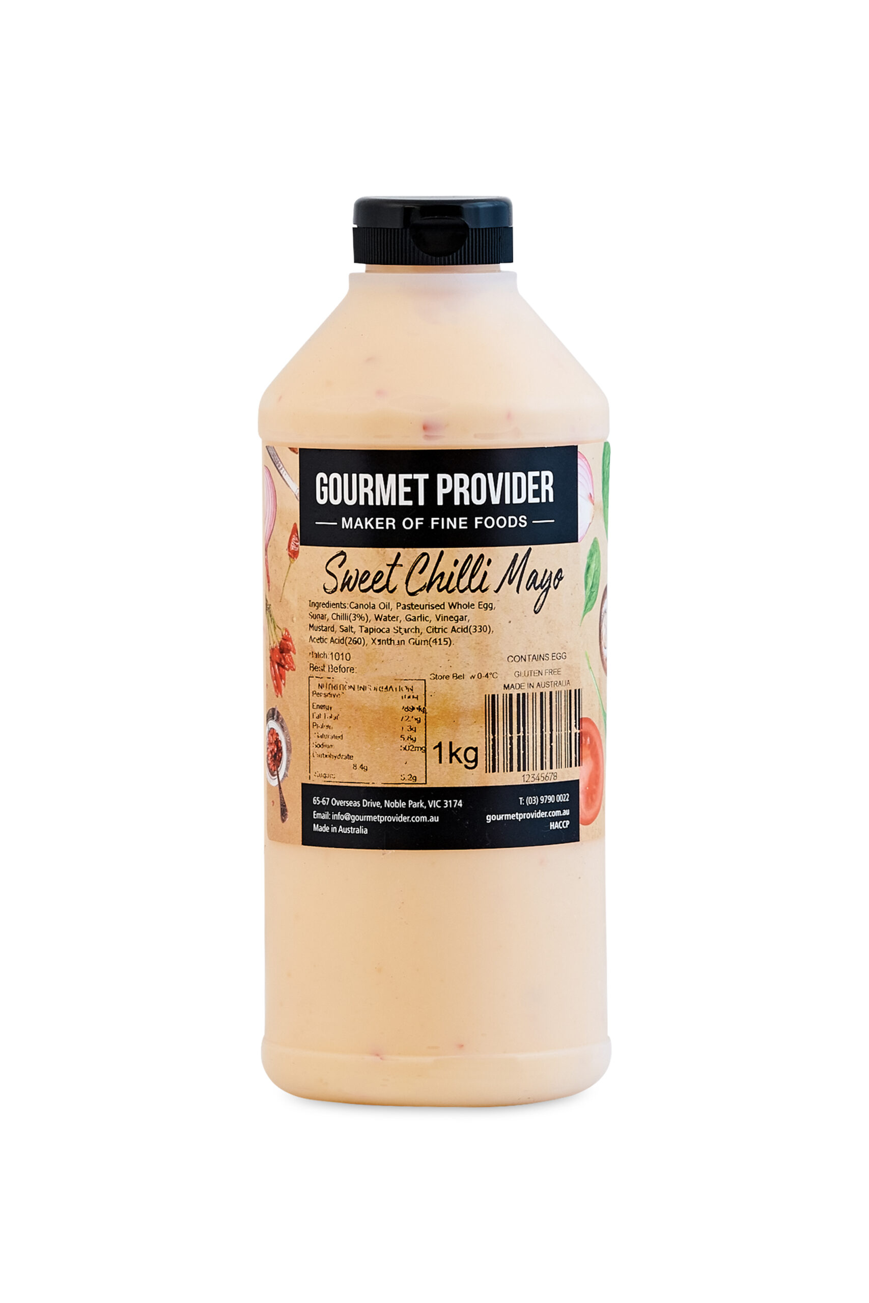 Mayonnaise – Sweet Chili Mayonnaise 1 kg (free range) – Chefs Pantry