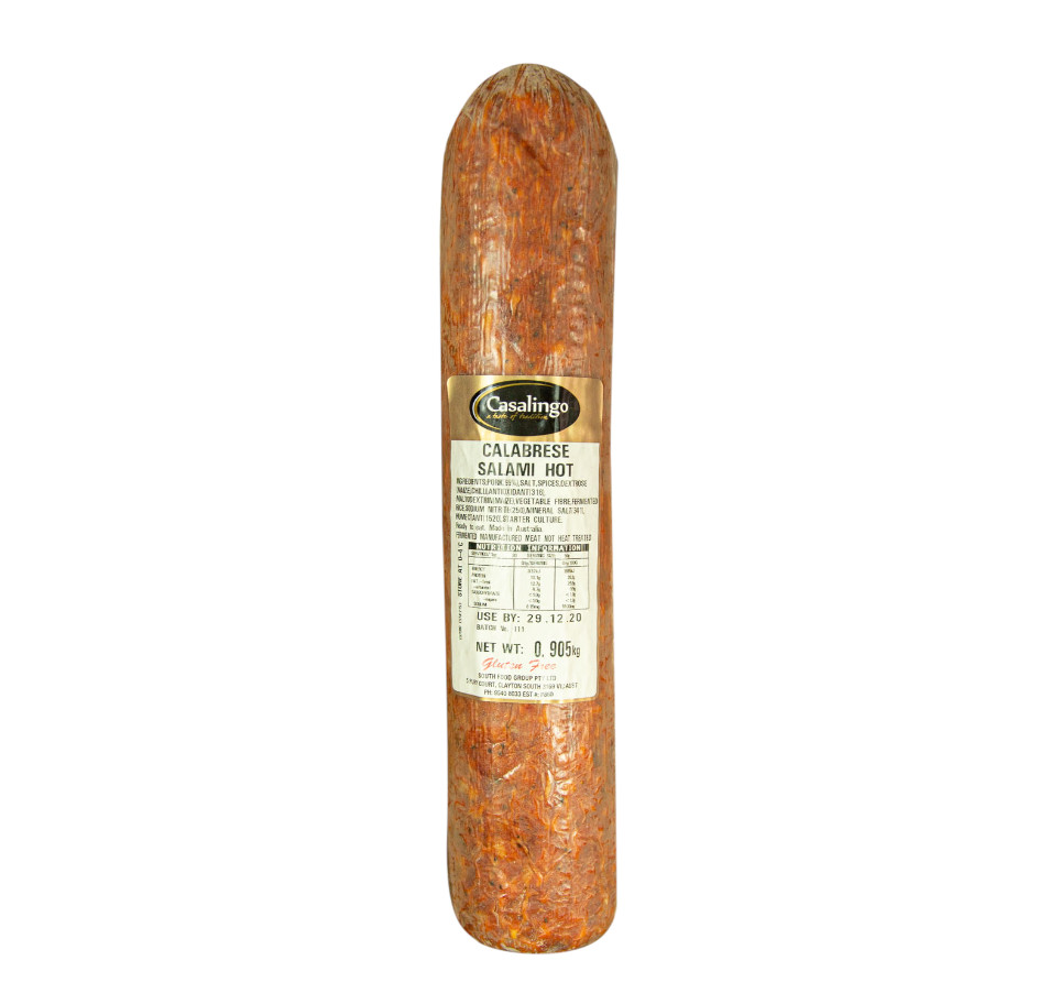 Smallgoods – Casalingo – Uncooked Comminuted Fermented Calabrese Salami ...